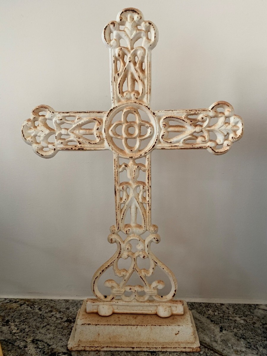 Standing Iron Metal Crosses