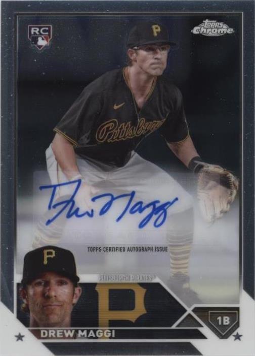 2023 Topps Chrome Update Series - Autographs Drew Maggi #AC-DM (AU, RC ...