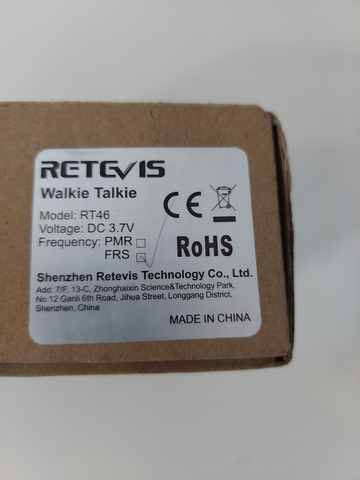 Set of 2-Retevis RT46 Two-Way Radios Long Range, Walkie Talkies for ...