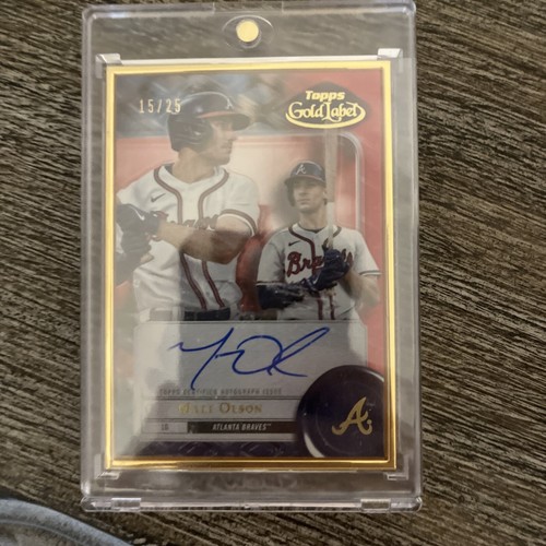 🔥 2022 Gold Label Matt Olson Framed Autograph Auto #FAMO Braves SP | eBay