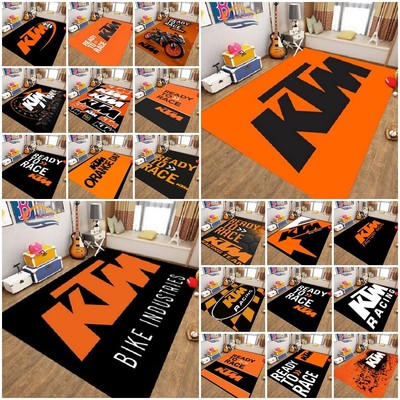 KTM Motorcycle Living Room Bedroom Carpets Anti-Slip Floor Rugs Mat ...
