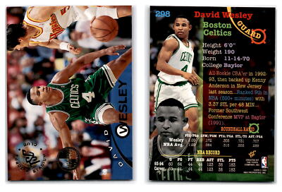 1994-95 Stadium Club Members Only #298 David Wesley - Boston Celtics | eBay