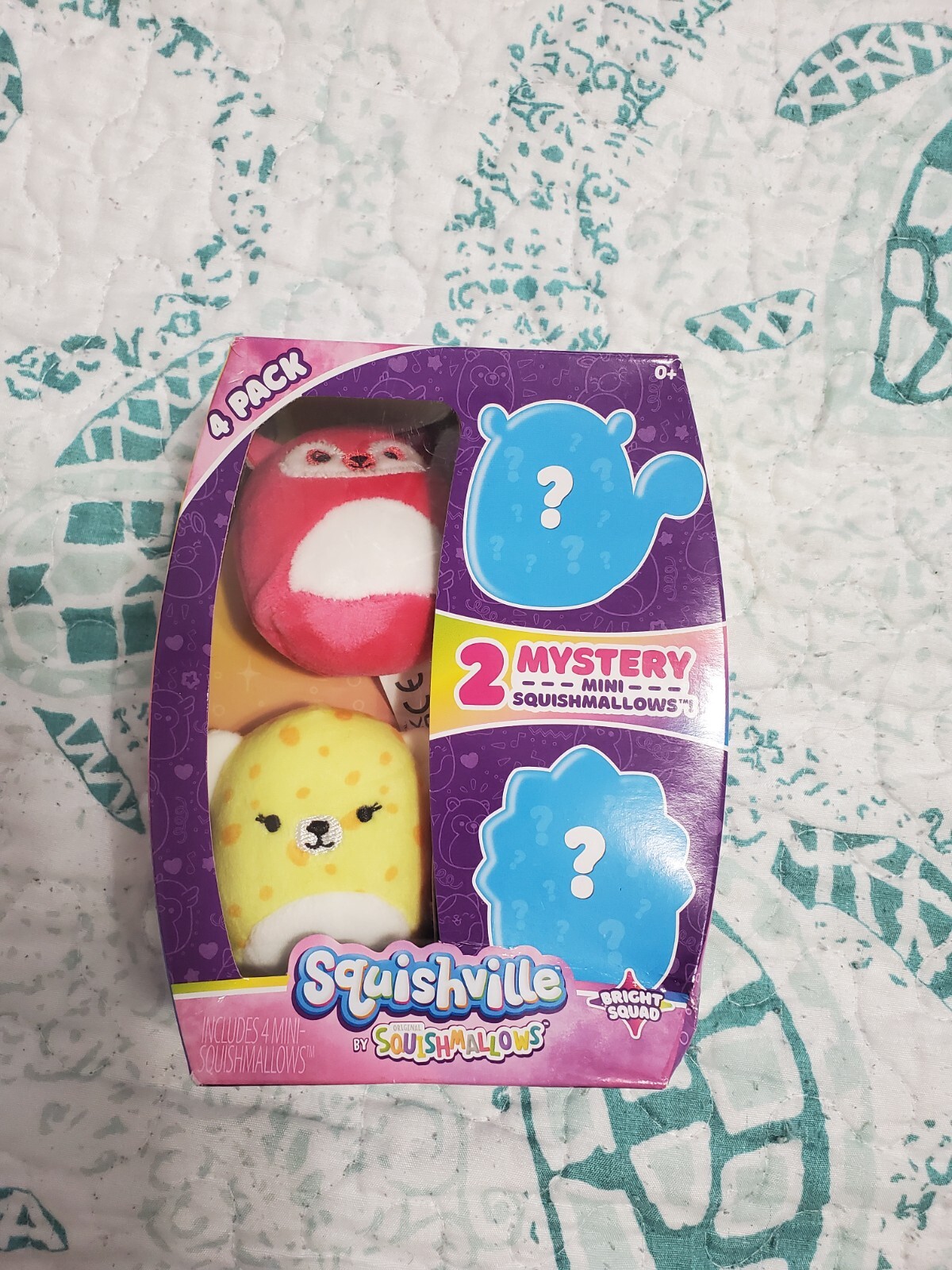 Squishville 4 Pack Surprise Box Squishmallows With 2 Surprise Mini ...