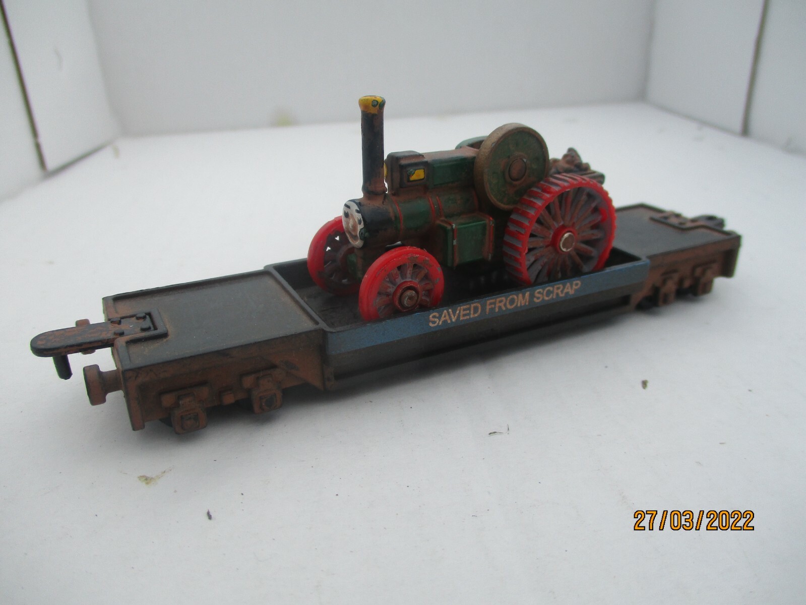 ERTL Thomas the tank engine SAVED FROM SCRAP TREVOR AND WAGON No ...