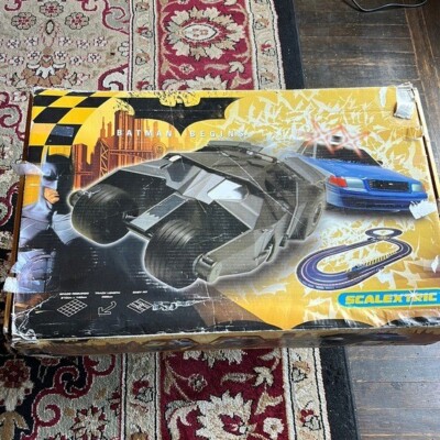 SCALEXTRIC C1157 BATMAN BEGINS 1/32 SLOT RACING SET VGC | eBay