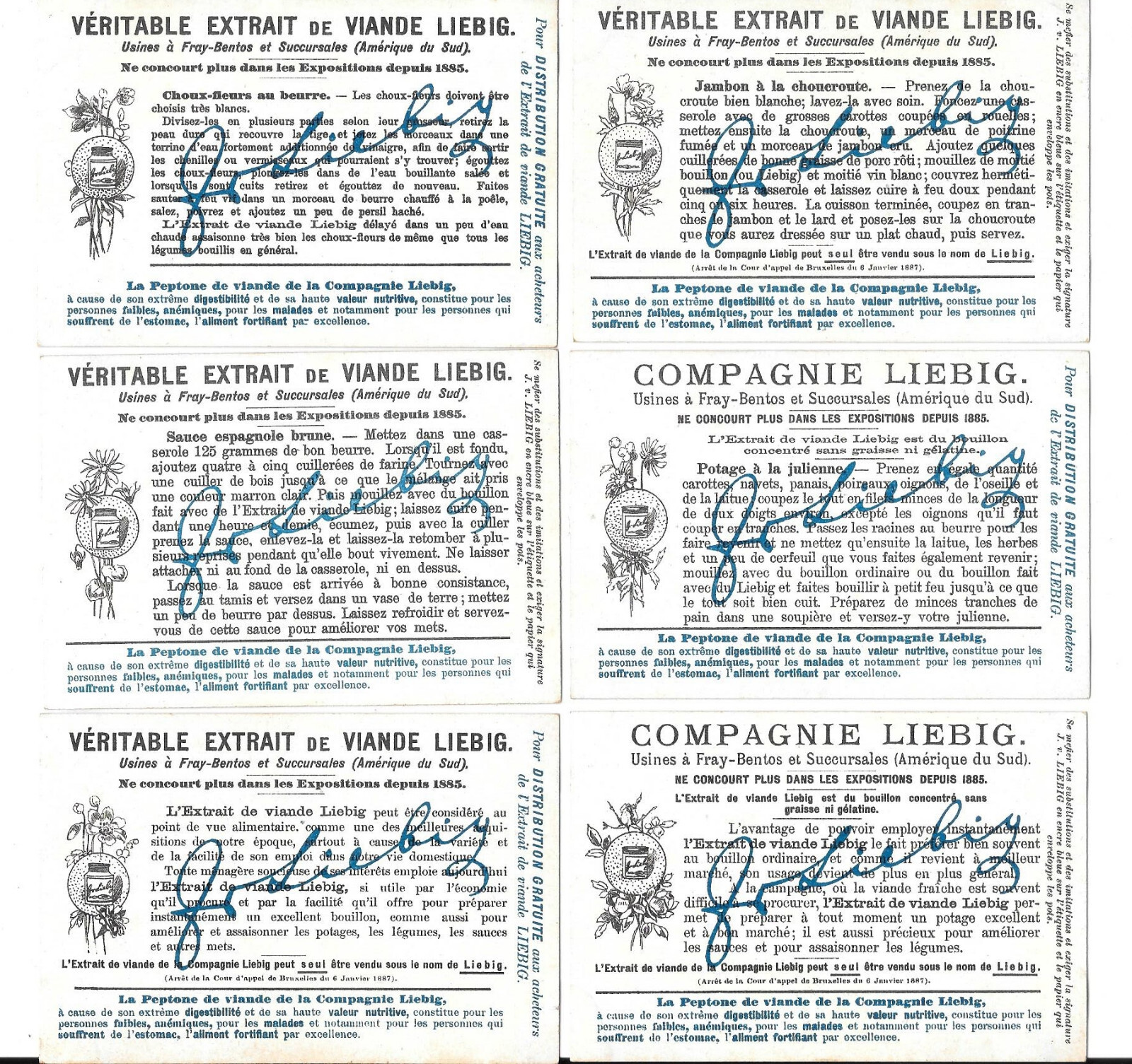 LIEBIG TRADE CARDS, CHINA II 1901 Set of 6 Cards (S660 French). | eBay