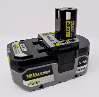 RYOBI PBP004 ONE+ GENUINE 18V LITHIUM ION 4.0AH HP BATTERY WORKS W/ALL ...