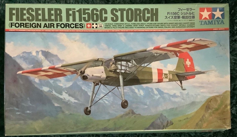 1:48 Tamiya Fieseler Fi 156C Storch model kit | eBay