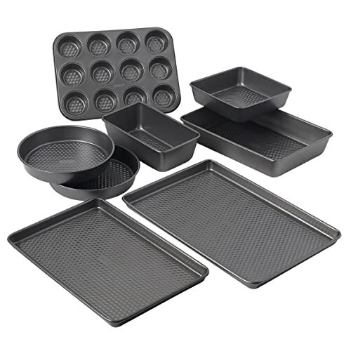 Oneida TEXPRO 8 Piece Nonstick Metal Bakeware Set High-Performance ...
