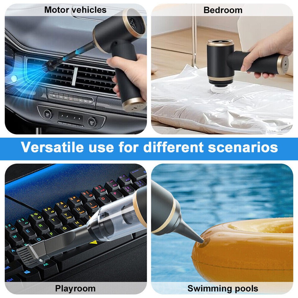 Handheld Vacuum Cleaner 95000Pa Car Vacuum Cleaner Mini Car Hoover Wet ...