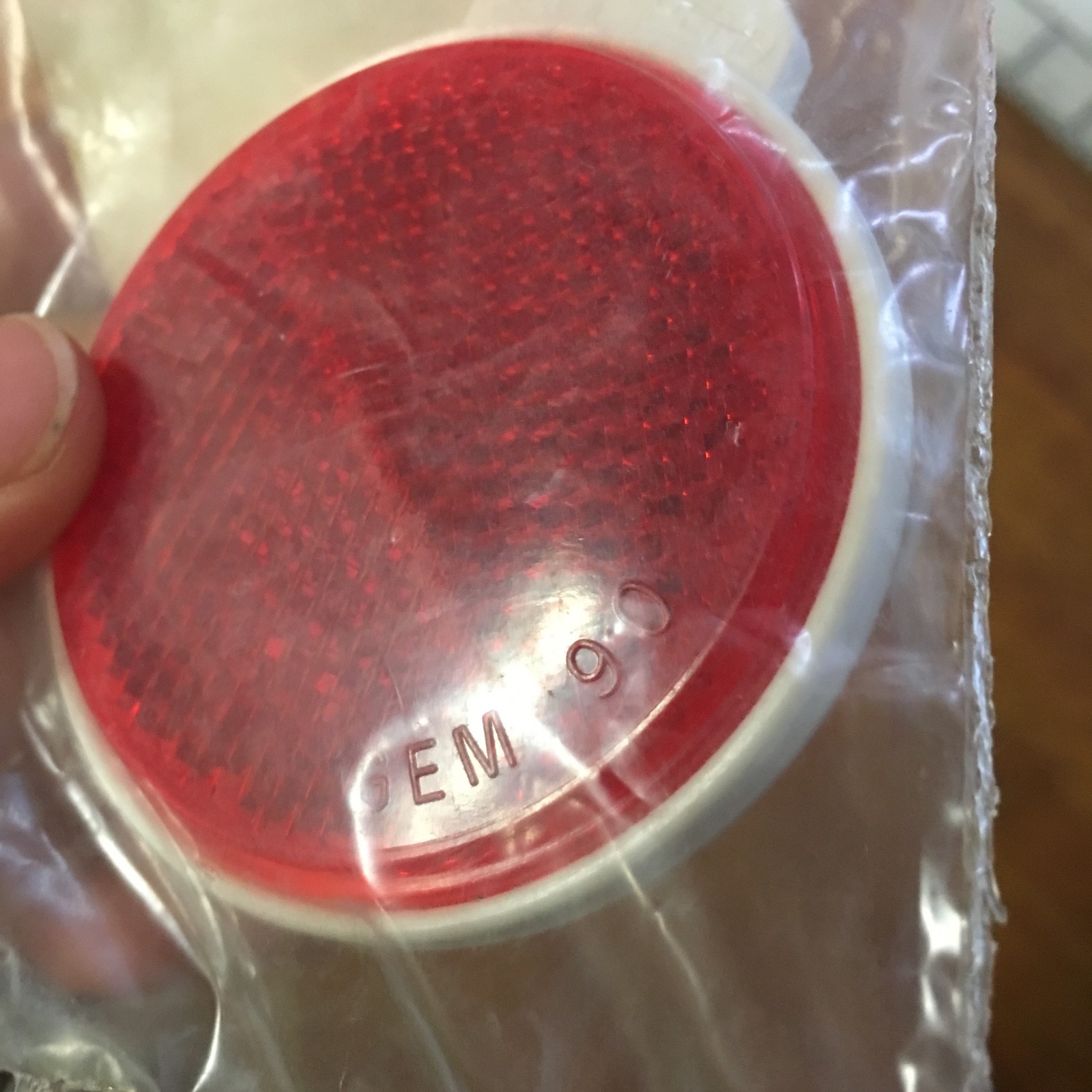 SCHWINN REFLECTOR FOR MAG WHEELS ON OLD SCHOOL BMX PREDATOR BIKE ...