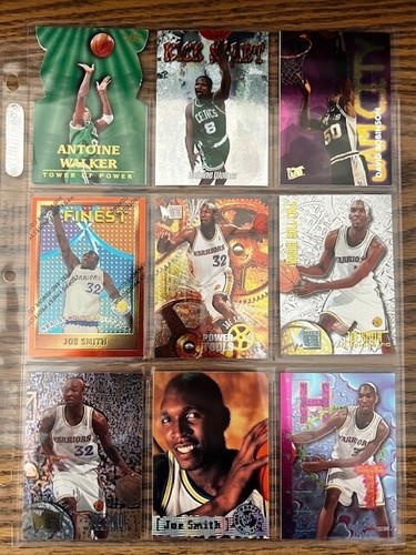 1995-96 Joe Smith Topps Finest Rookie With Peel | eBay