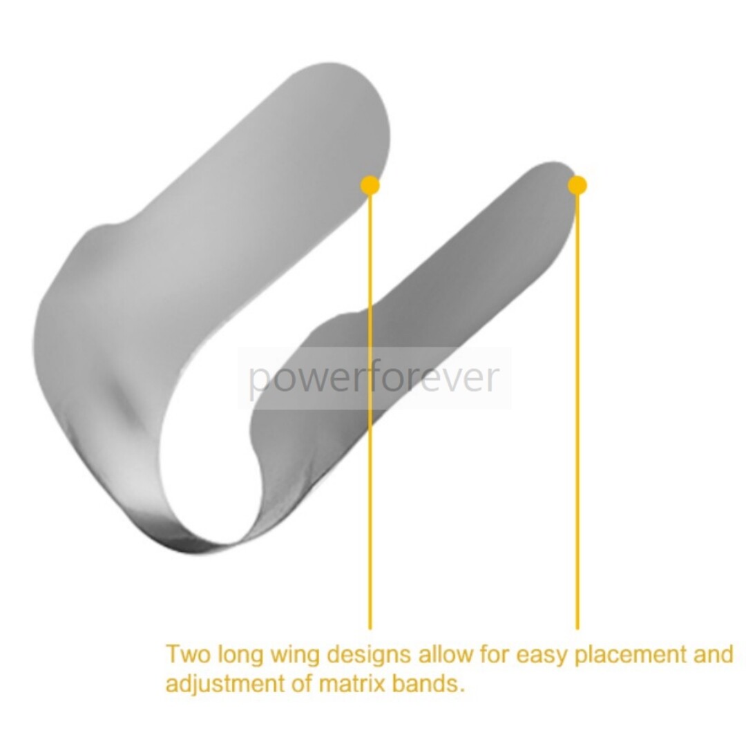 30Pcs/Box Dental Anterior Twin Matrices Cervical Matrix Compatible 1. ...