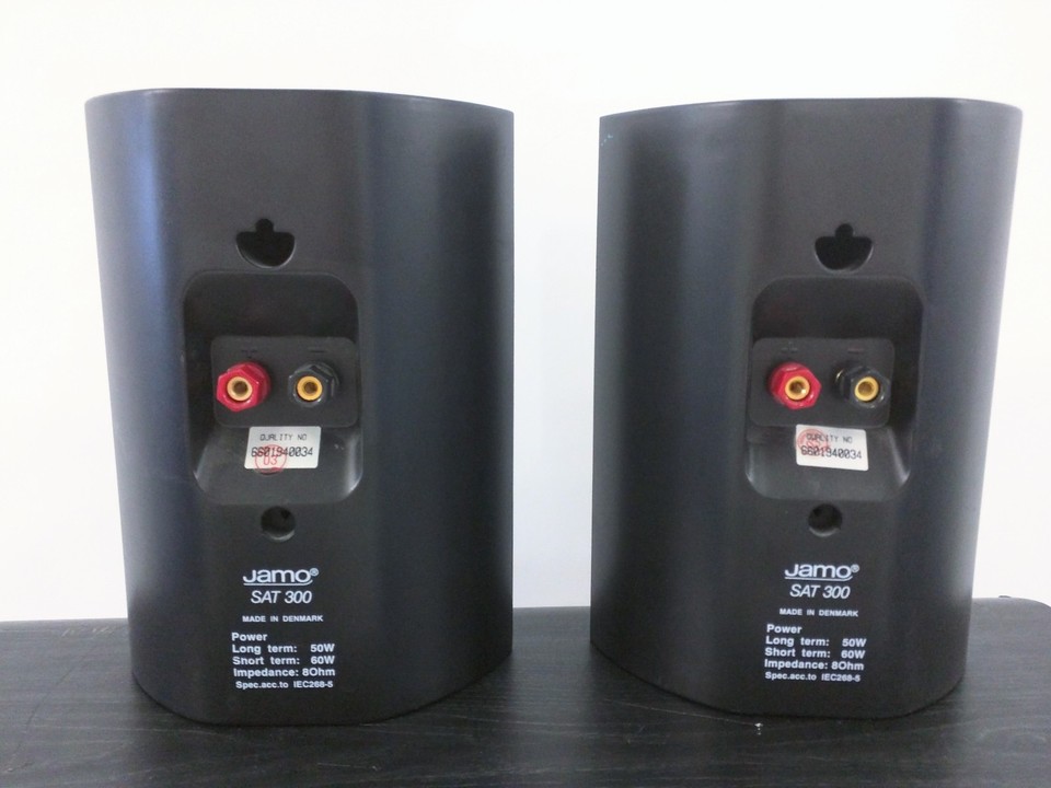 JAMO Sweden SAT 300 Black Wood Speakers Pair & SW 300 Sub Woofer | eBay