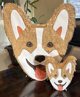 Pembroke Welsh Corgi Brown Dog | Hand Made 17” and Mini Piñata ...