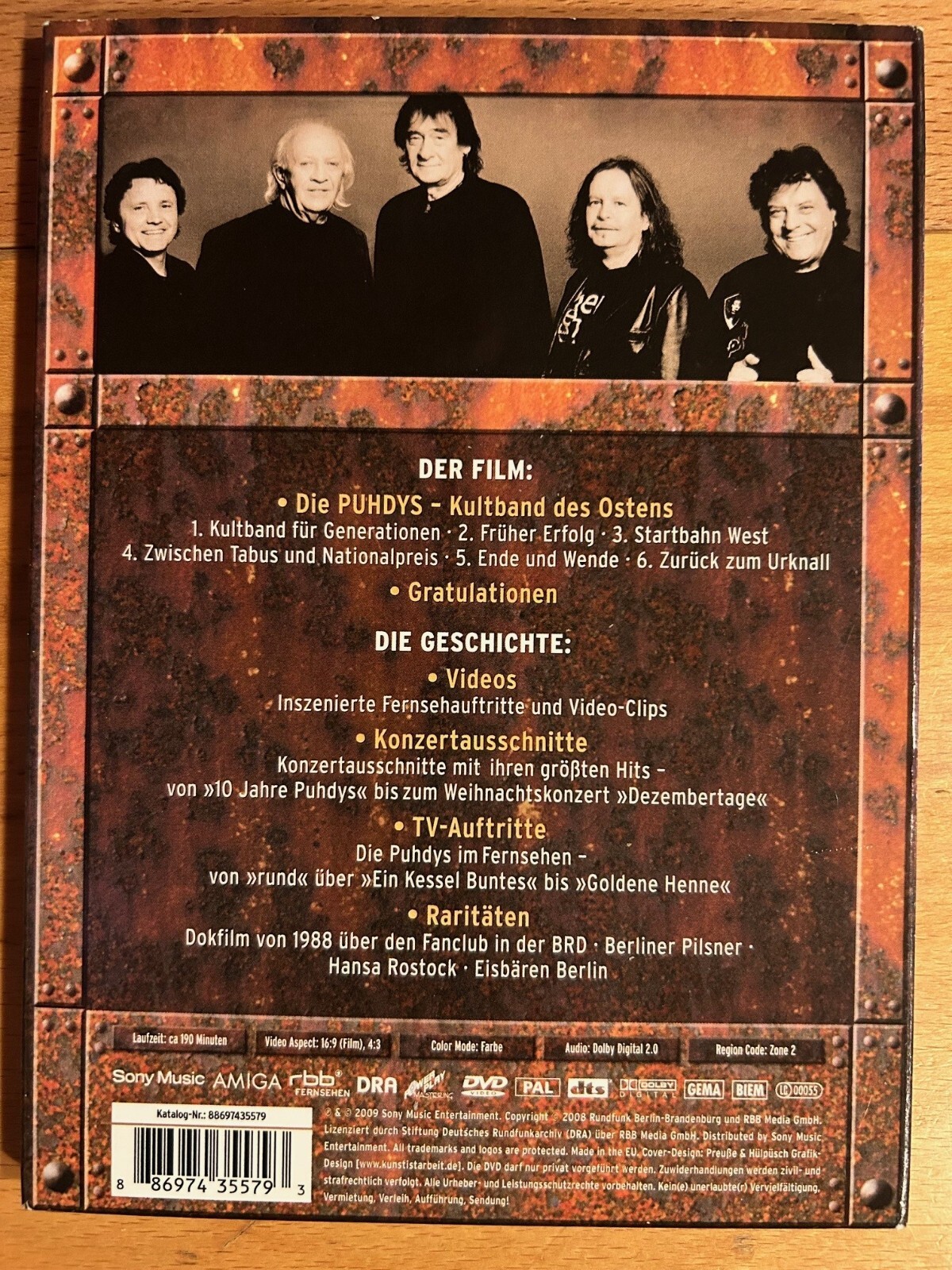 Puhdys - 40 Jahre Pudys - Der Film, Musik-Videos, Konzertausschnitte ...