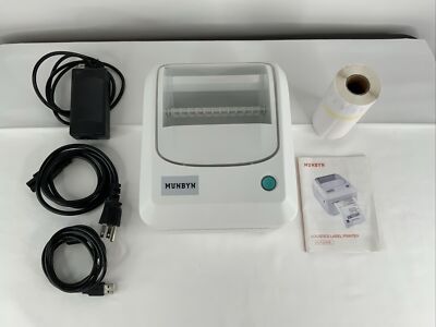 MUNBYN USB Thermal 4x6 Label Printer ITPP942 + Roll | eBay