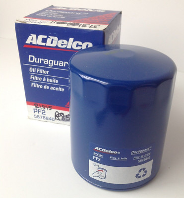 New Engine Oil Filter OEM ACDelco Duraguard PF2 5575840 Vintage 1995 ...