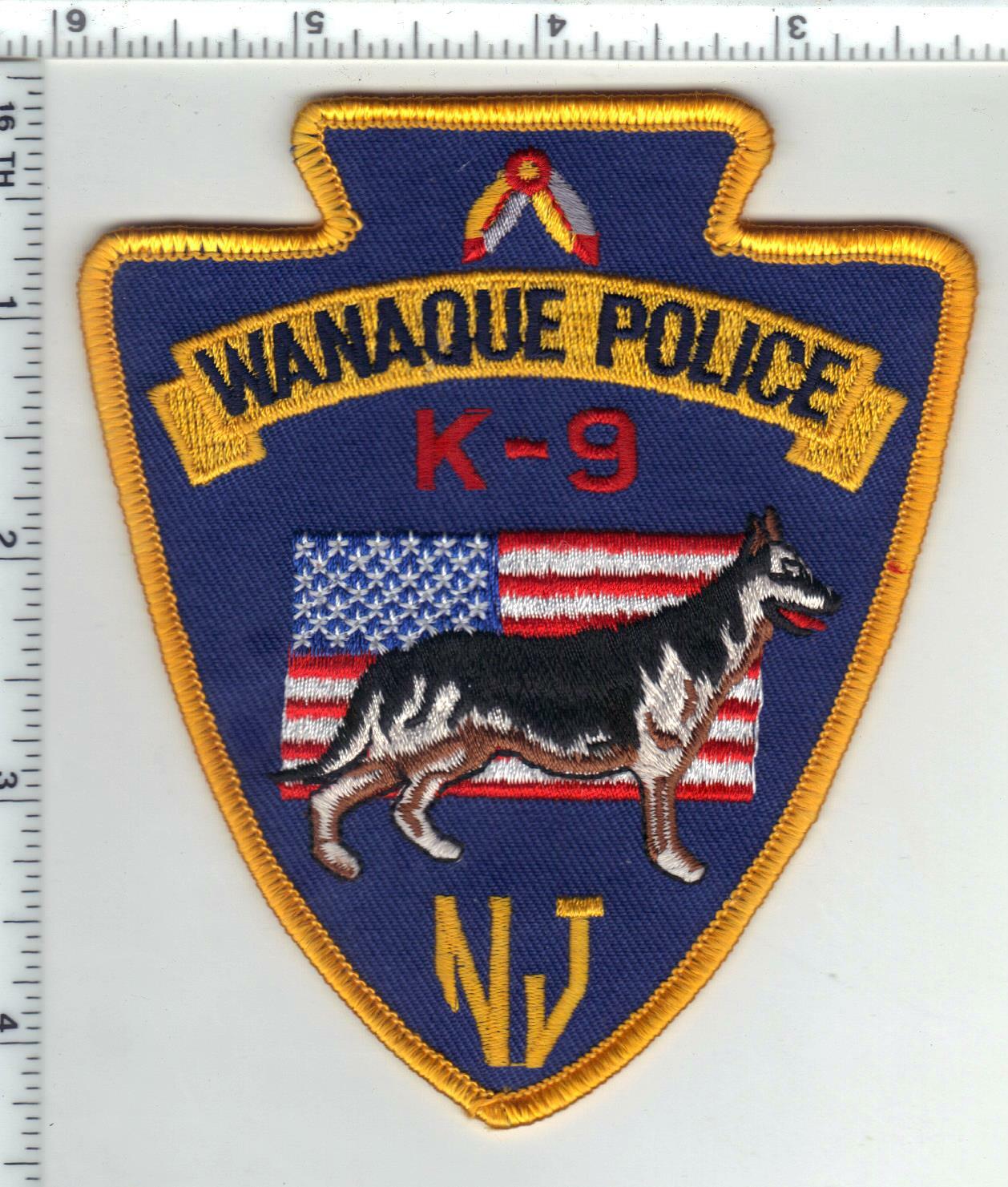Borough of Wanaque Police (New Jersey) 1st Issue K-9 Shoulder Patch | eBay