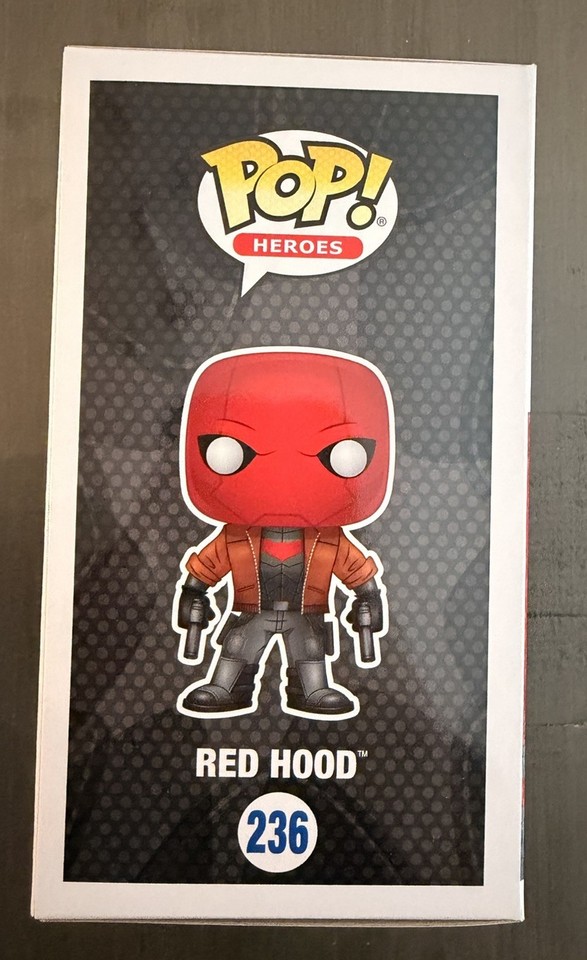 Funko Pop Red Hood #236 2018 SDCC Comic Con Exclusive w/ SDCC Sticker ...