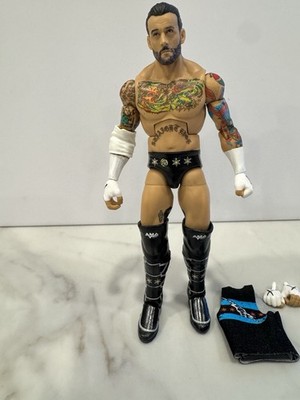 WWE cm Punk Custom Elite Collection Action Figure Saturday Night Main ...