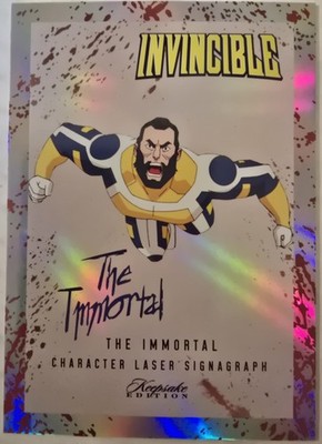 2025 Keepsake Invincible Laser Signagraph #348 BLOOD SPLATTER The ...