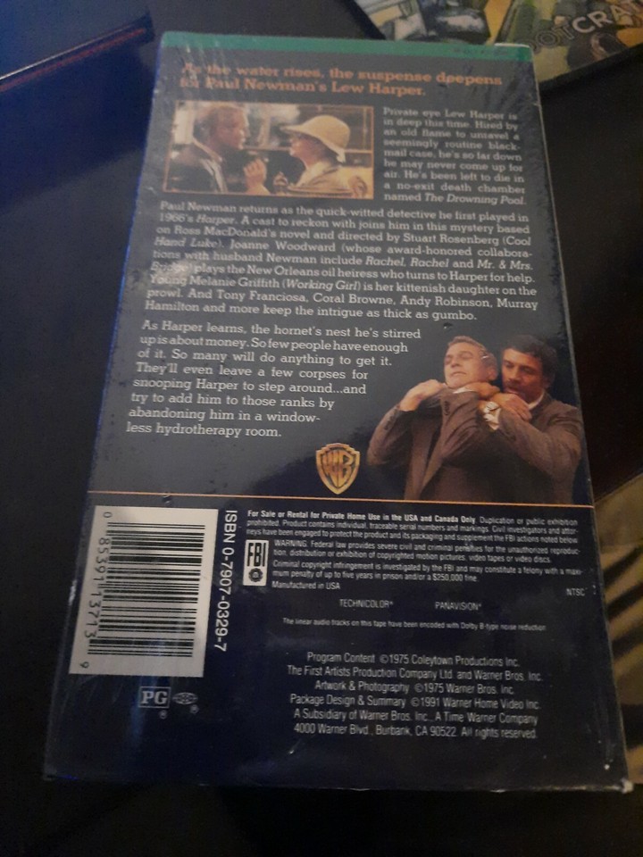 The Dead Pool (VHS, 1991) Sealed, Warner Home Video watermark ...