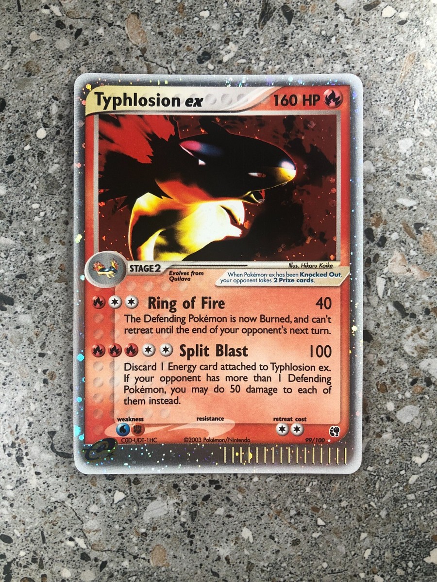 Typhlosion Ex Card