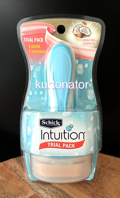 Schick Intuition COCONUT MILK & ALMOND OIL Razor Trial Pack NEW | eBay