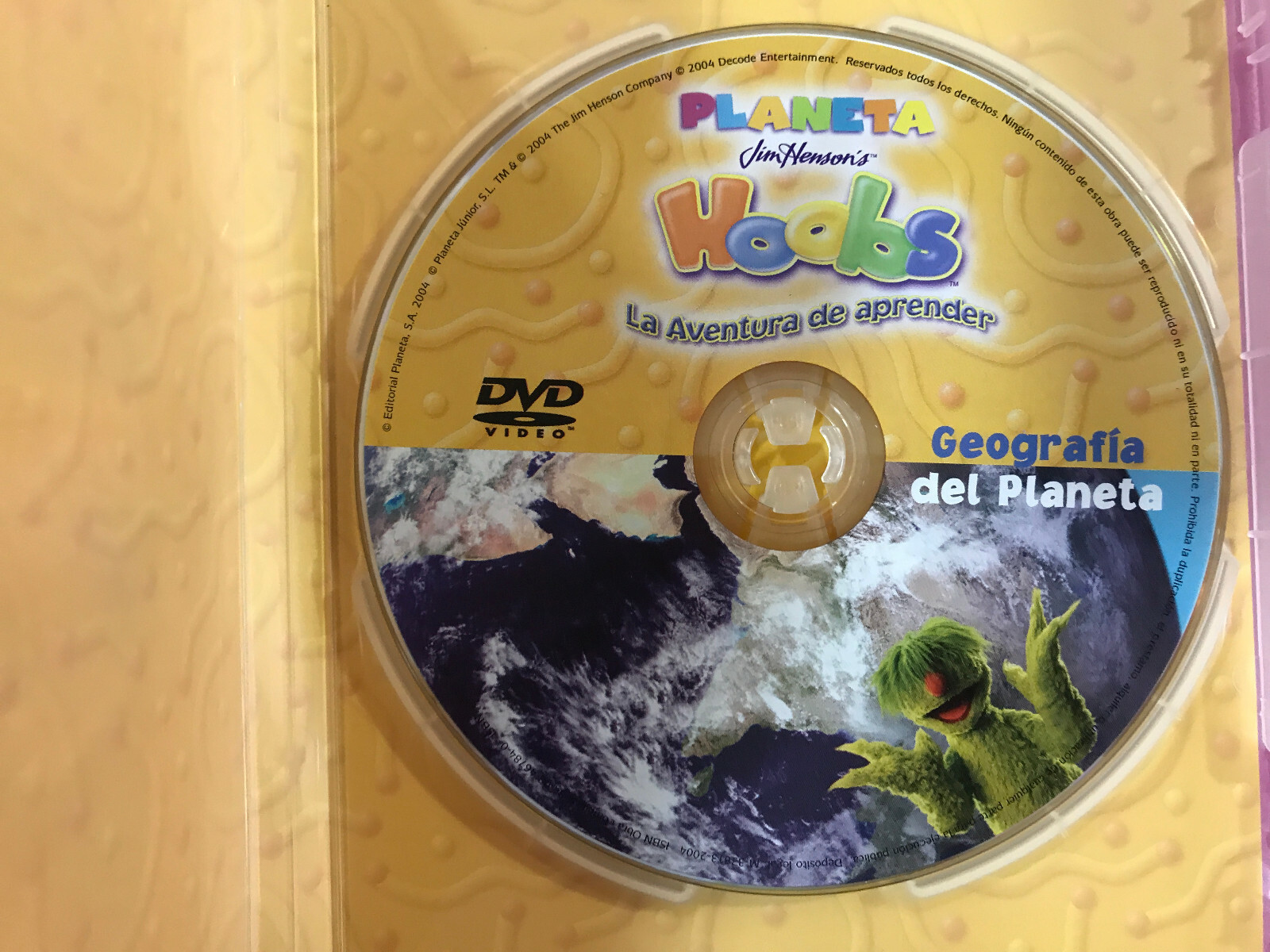 HOOBS DVD JIM HENSON LA AVENTURA DE APRENDER GEOGRAFIA DEL PLANETA | eBay