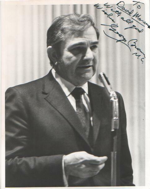George E. Brown Jr. Autographed 8x10 & TLS 1986 California Politician D ...