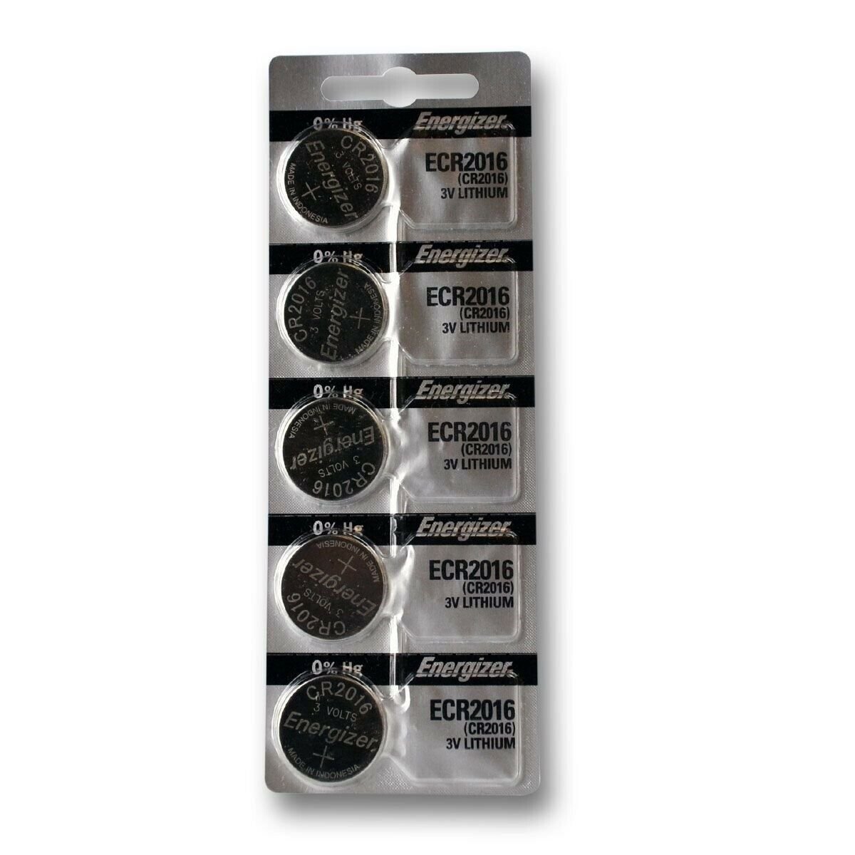 Energizer ECR2016 CR2016 BR2016 Lithium3V Battery (2piece) New ...