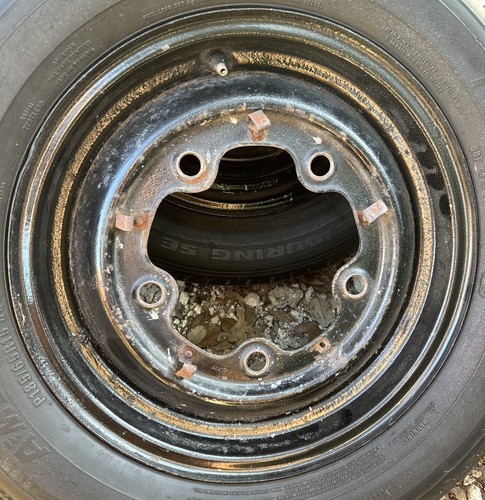 Vintage VW Rim 15”x 5” 5 Lug Bug Beetle Kombi Samba Thing Transporter ...