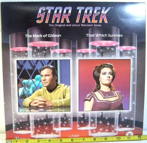 Paramount Laser Disc Star Trek The Mark of Gideon & That Which Survives ...