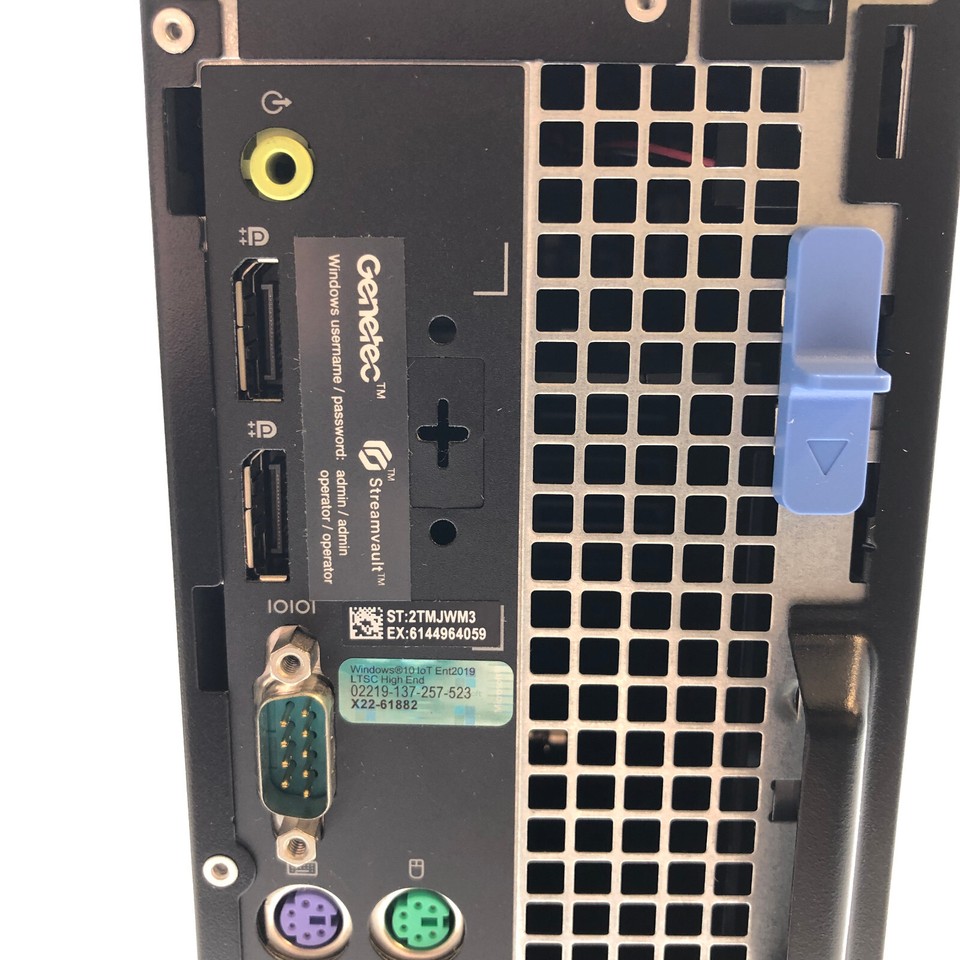 NEW Genetec Streamvault 300 Series Workstation SVW-304E-SF1-S1000-i7 ...