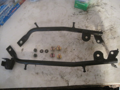 1989-2000 SUZUKI GS500 GS 500 OEM REAR FENDER SIDE COVER BRACE GRAB BAR ...
