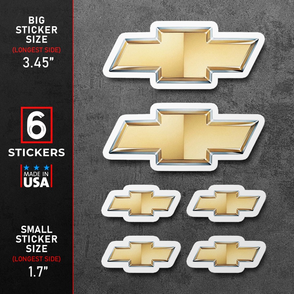 Chevrolet Vinyl Decal Stickers, Car, Truck Windows, Bumpers, Laptops | eBay