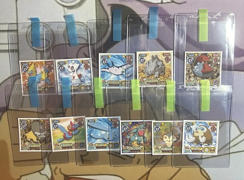 2007 Pokémon Ensky Sticker Lot READY FOR GRADING! NM IN CARD SAVERS | eBay
