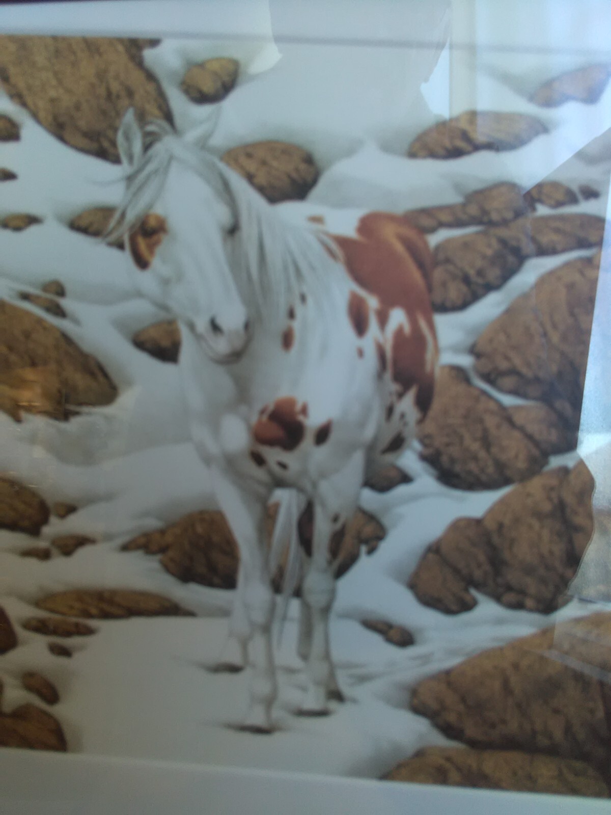 BEV DOOOLITTLE "HIDE AND SEEK" PINTO HORSES, 3 Piece Suite, Camouflage ...