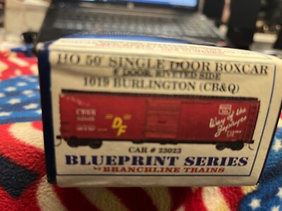 Blueprint series #23023 burlington boxcar new in box | eBay