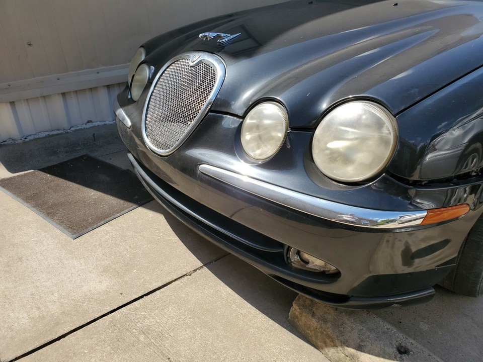 1999 2000 2001 02 2003 2004 JAGUAR S-TYPE FRONT BUMPER BLACK | eBay