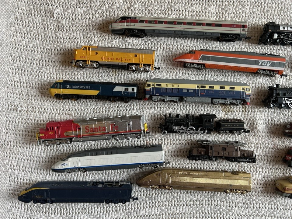 Assorted N Scale Static Model Train Models - American, British ...