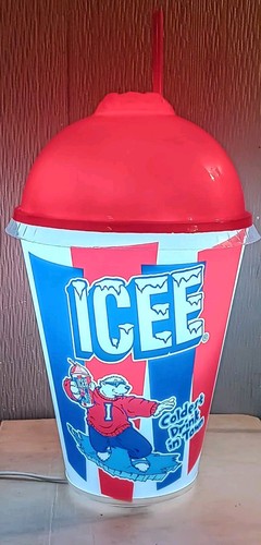 ICEE 24” Giant Lighted Cup Lamp Advertising Store Display | eBay