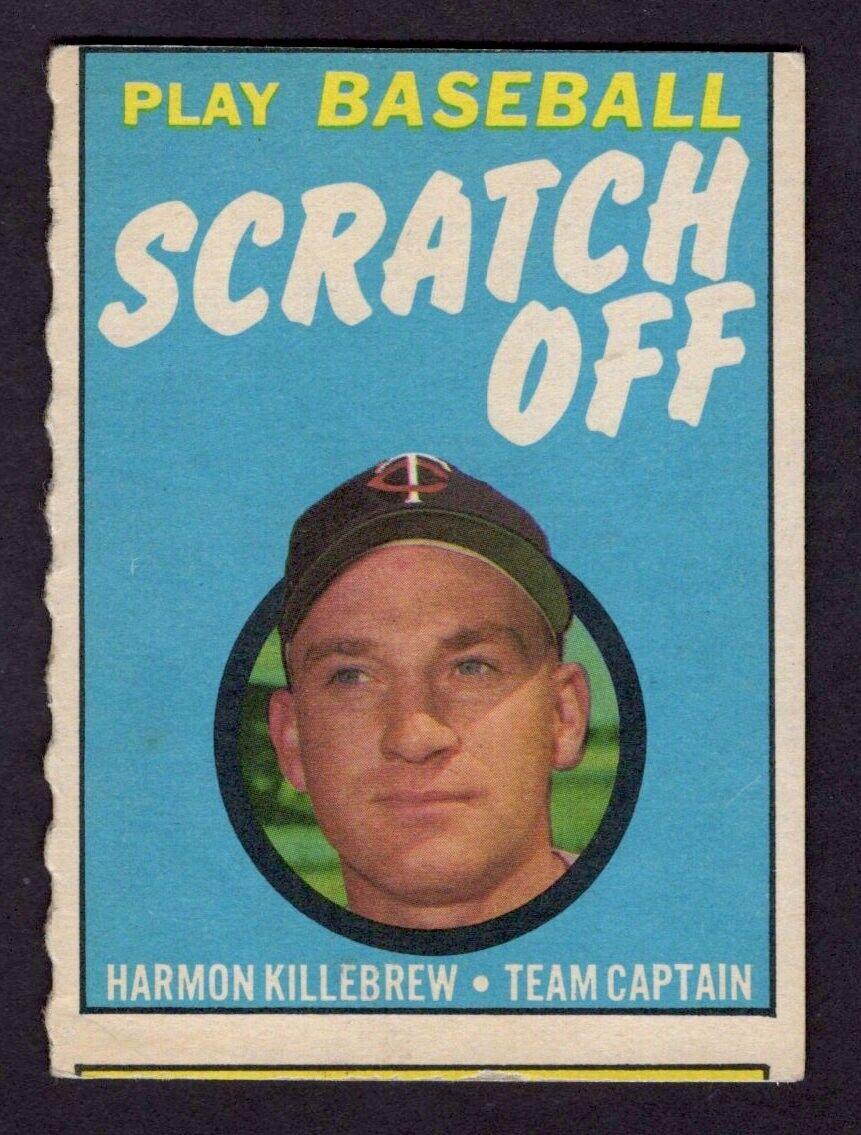 1971 Topps - Scratch Off Unscratched Harmon Killebrew for sale online ...