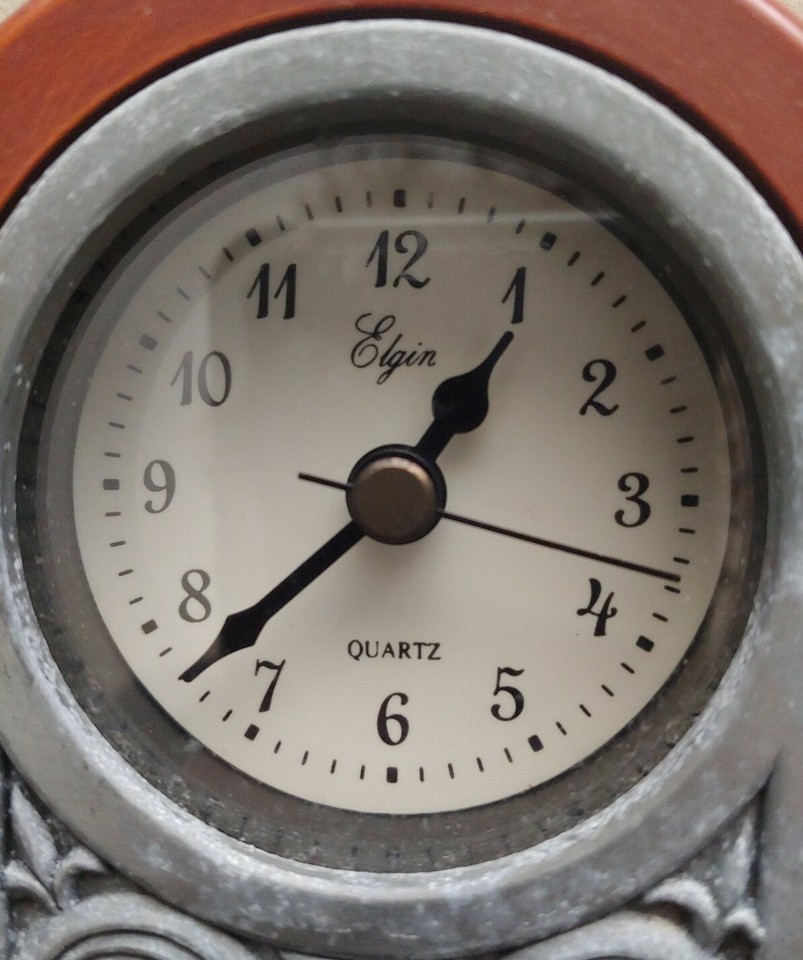 Elgin Quartz Desk Clock | eBay