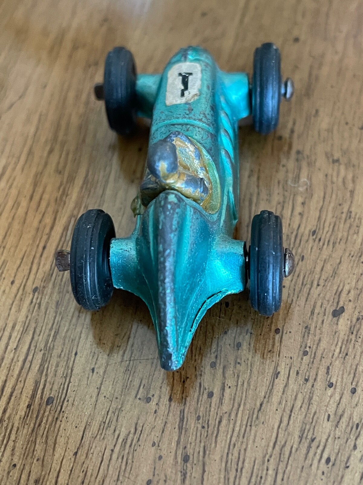 VINTAGE BARCLAY SLUSH METAL OPEN WHEEL INDY RACE CAR - 1 3/4" LONG | eBay