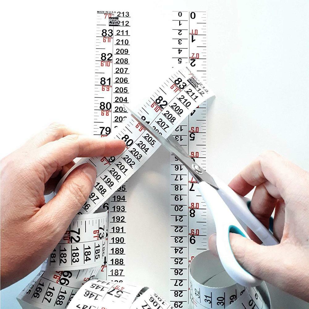 Height Chart For Kids Clear Growth Chart Wall Labels - 2x6.56 Ft Height ...