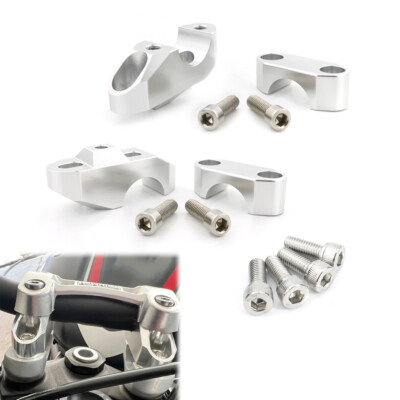 1 1/8" Offset Handlebar Risers Clamp Fit For Triumph Street Triple 675 ...