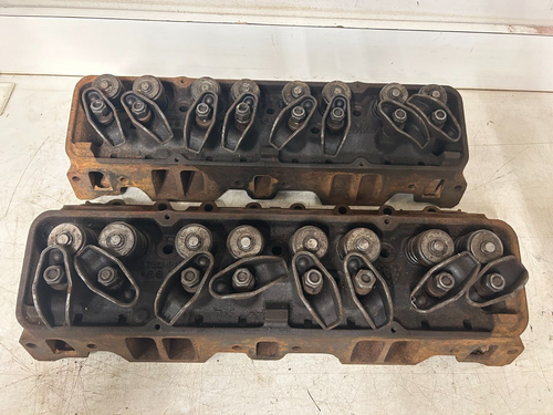 1964 1965 CHEVY 327 3782461 CYLINDER HEADS WITH ROCKERS 1024 | eBay