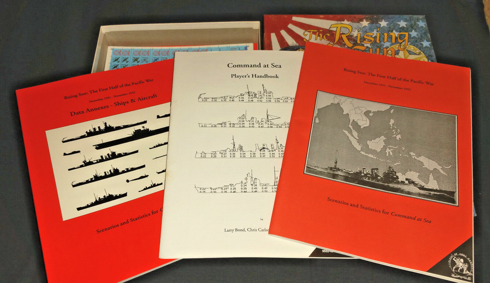 The Rising Sun Command at sea Clash of Arms 1994 WWII Naval Combat ...